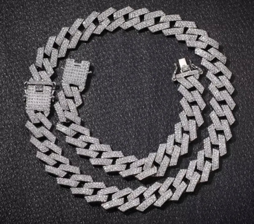 Chunky Cuban link set - BizaarFashionCrush – BizaarFashionCrush